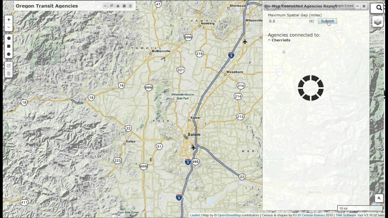 6 On Map Connected Agencies Report