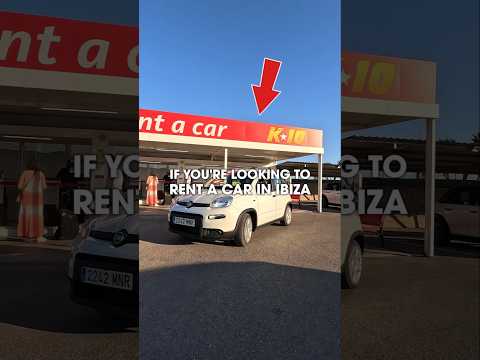 The best way to rent a car in Ibiza it is right next to the airport