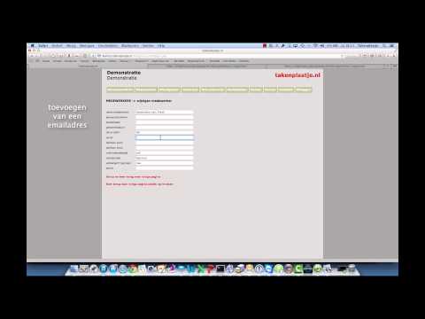 Toevoegen van een emailadres