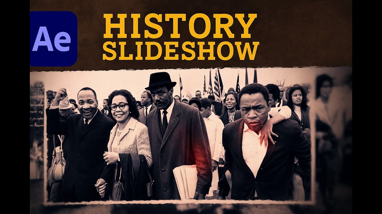 History & Documents Slideshow | After Effects Tutorial | Effect For You