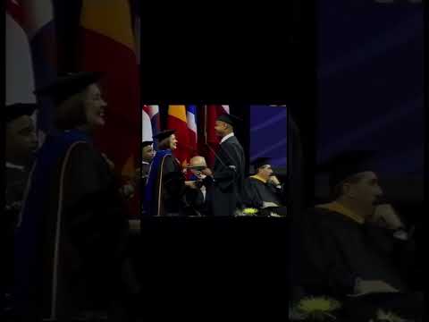 Sliding across the stage for a BS in Psychology on May 17, 2003. #degree #graduate