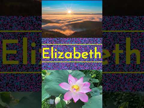 ☀️ ELIZABETH – POPULAR GIRL NAMES | ELIZABETH Name WhatsApp Status | #Shorts