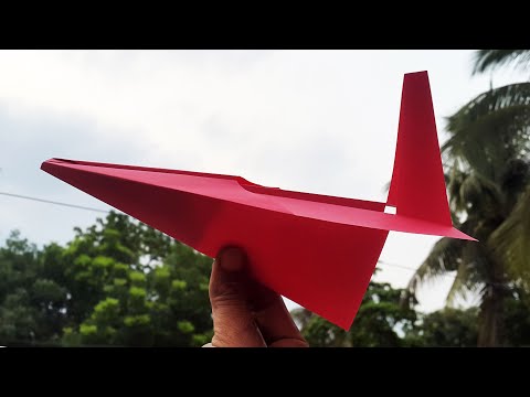 How to Fold a Paper plane to fly forever – Paper Plane King – Paper ...