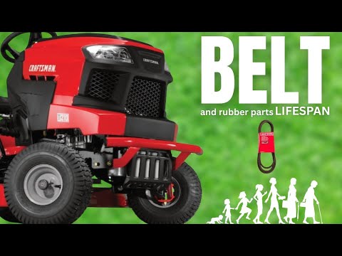 Craftsman Riding Mower Belt & Rubber Grommet Life Expectancy | T210 T2200K T3200 T4400 & other MTD