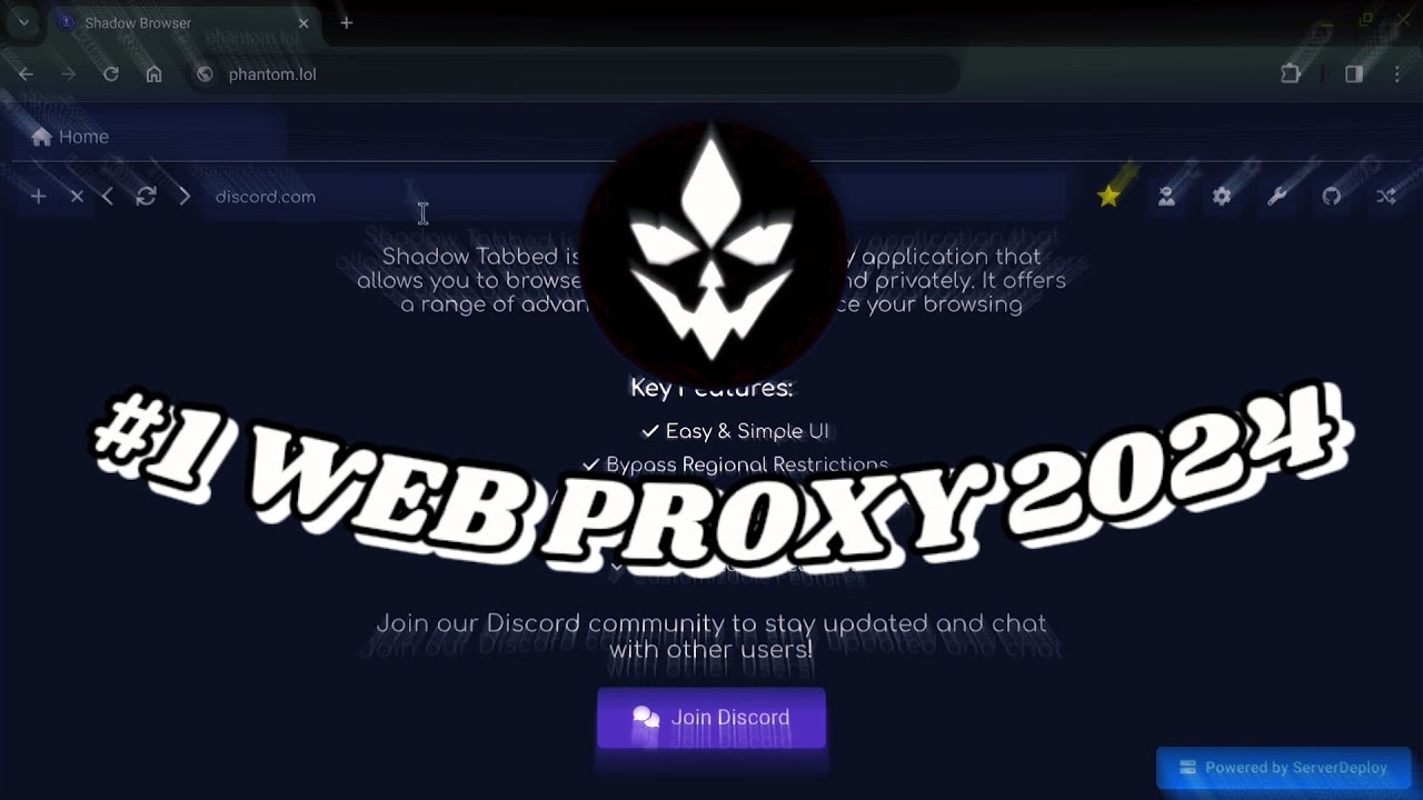 Best Web Proxy 2024. Shadow Tabbed!!!!