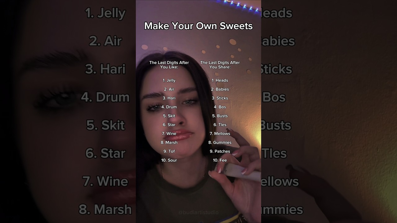 Make Your Own Sweets #bealright