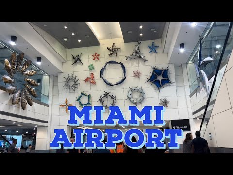 4K Walk Miami Airport. Restaurants , Shopping Stores, Souvenirs. Miami USA πΊπΈ Walkthrough
