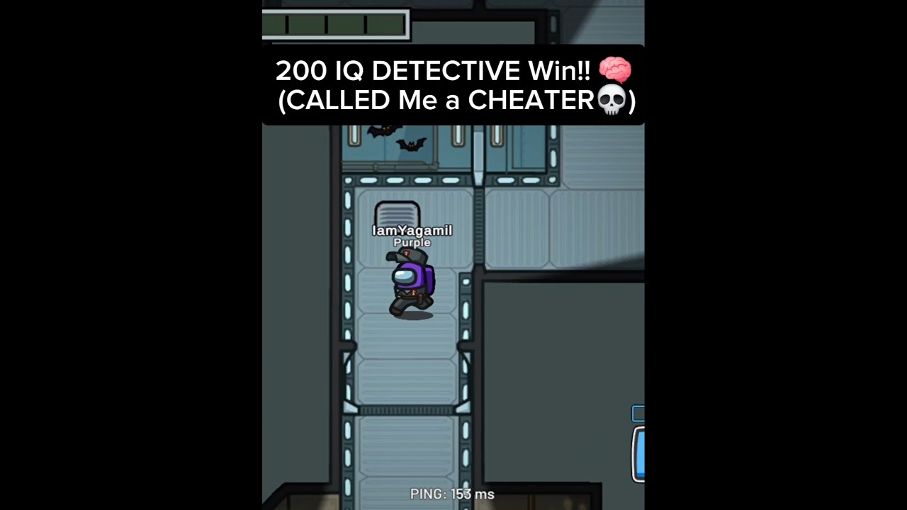 200 IQ DETECTIVE Win!! 🧠 (They CALLED Me a CHEATER 💀) #gaming #amongus #impostor #deathnote #anime