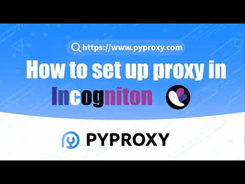 PYPROXY|How to set up proxy in Incogniton Browser?