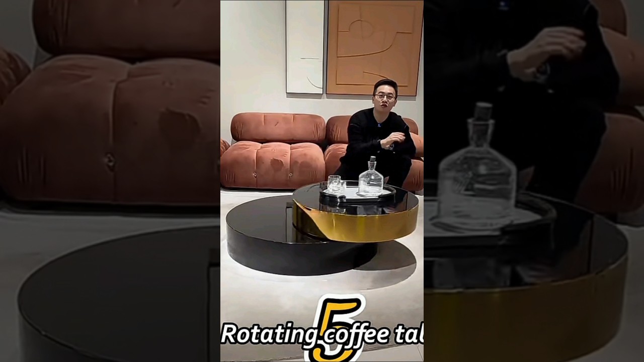 Chinese Made Rotating Coffee Table and More #art #furniture #shorts #shortsfeed