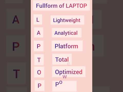 FullForm of LAPTOP // Laptop's fullform //@Creativenotes786 #shorts #laptop