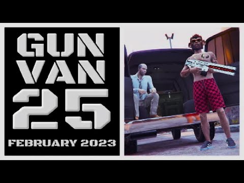 GTA 5 Online : Daily Gun Van Location 25 February 2023 : Buy and Unlock the RAILGUN here.