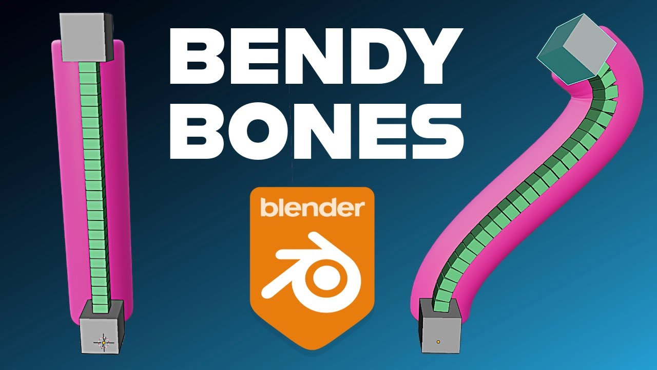 How to Rig a Bendy Bone in Blender – Quick & Easy Stylized Animation Guide