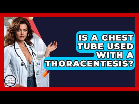 Is A Chest Tube Used With A Thoracentesis? - The Operating Table