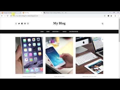 How To Setup Healthy Blogger Template - Way2Themes