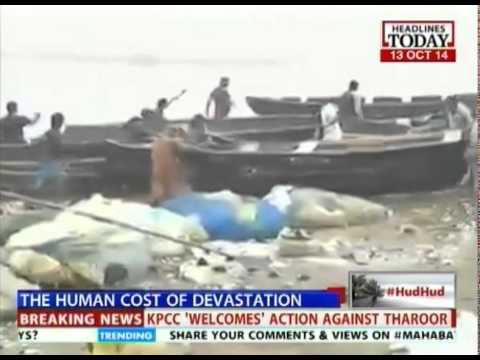 Over 300 villages affected by Cyclone Hudhud