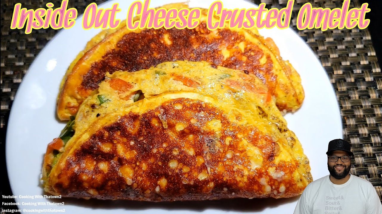 Inside Out Omelet | Cheese Crust Omelet | Omelette | Keto | Low Carb | Cooking With Thatown2