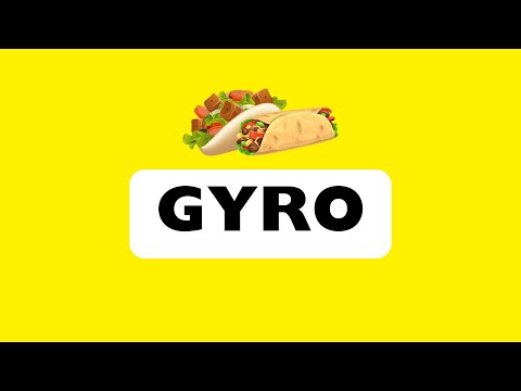 How to Pronounce Gyro (Food) Correctly | Gyro Pronunciation