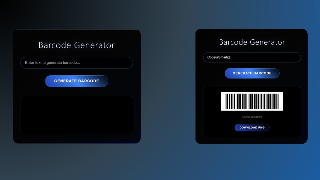 Build a Barcode Generator with HTML, CSS & JavaScript | Beginner Friendly Project