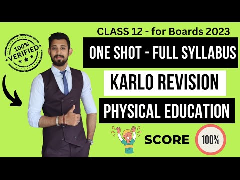 ONE SHOT | Complete Physical education | Class 12 | Boards 2022-23