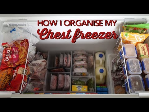 How I Organise My Chest Freezer | A Thousand Words