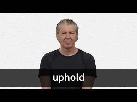 UPHOLD definition in American English | Collins English Dictionary
