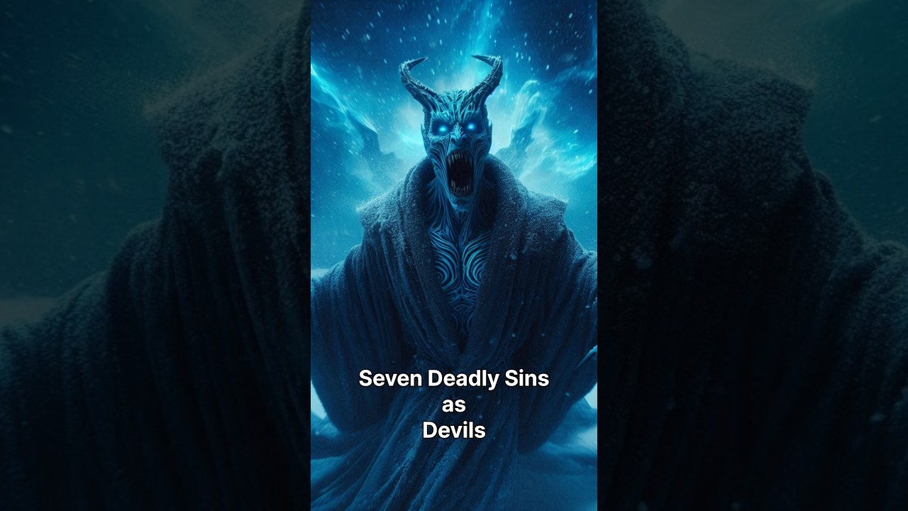 Seven Deadly Sins as Demons #ai #wrath #greed #demon #ghost #scary #lust #pride #envy #youtube#aiart