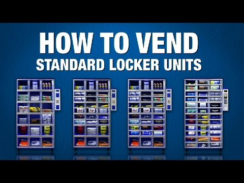 How to vend from a standard locker