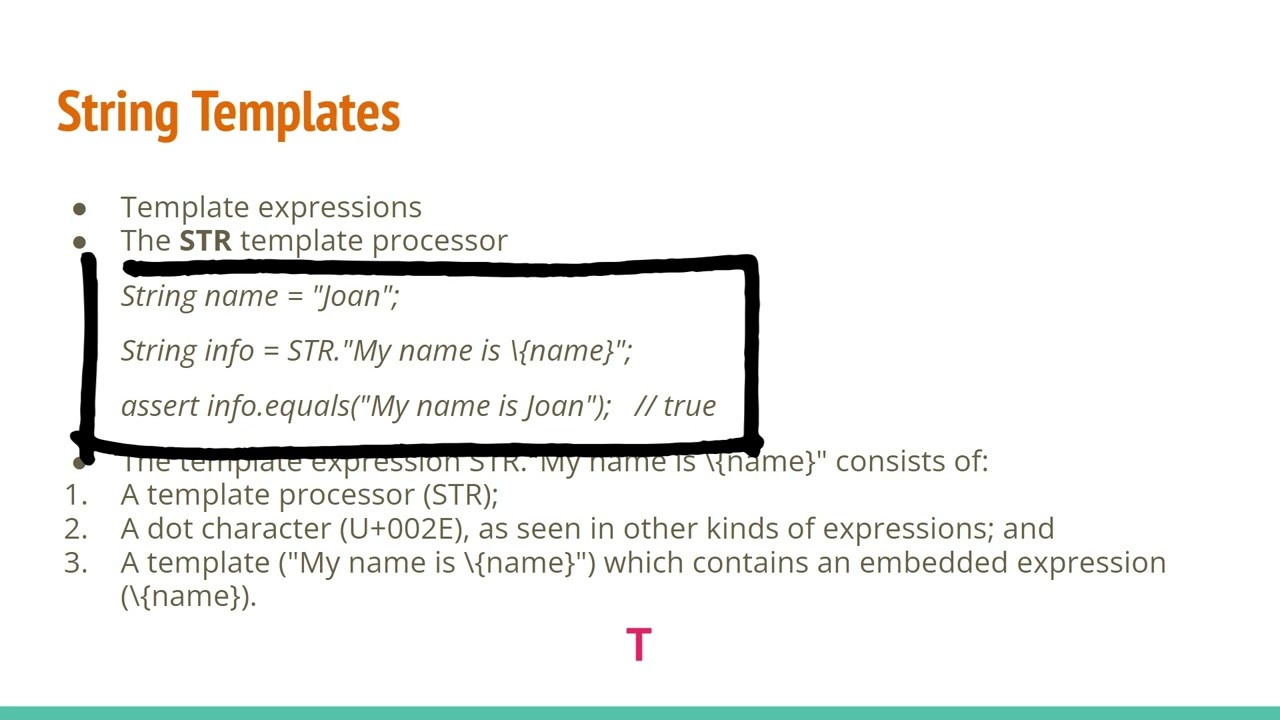 What are Java 21 String Templates?