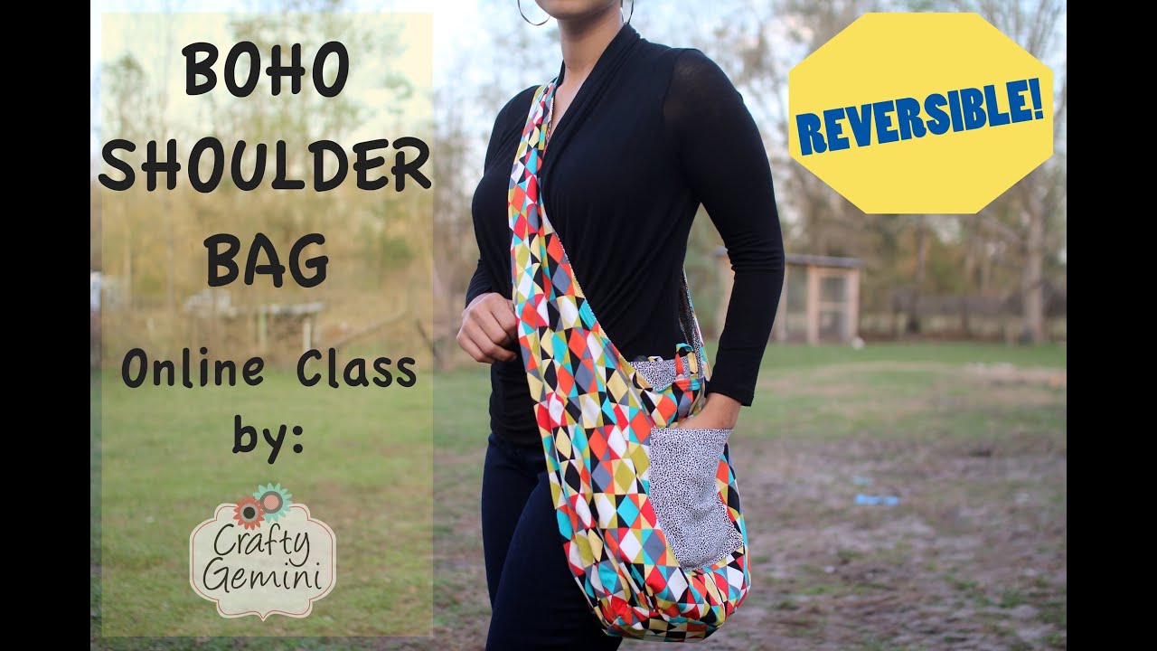 Boho Shoulder Bag- ONLINE CLASS TRAILER
