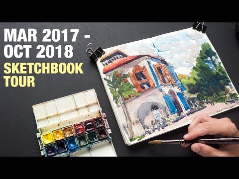 Sketchbook Tour (Mar 2017 to Oct 2018) - starts 2:18
