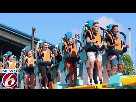 Cowabunga! SeaWorld Orlando opens newest attraction, Pipeline: The Surf Coaster