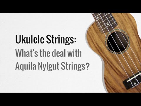 What's the deal with Aquila Nylgut ukulele strings?