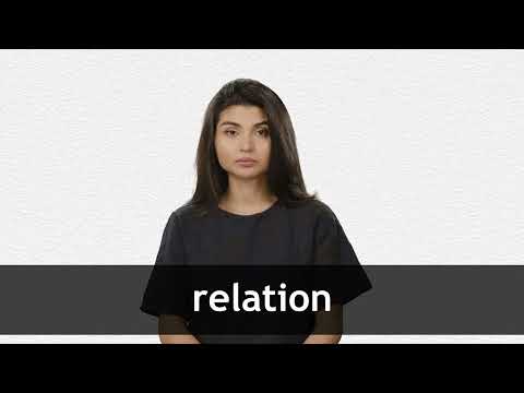 RELATION definition and meaning | Collins English Dictionary