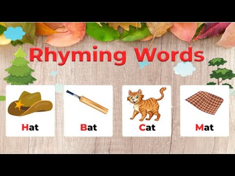 Match Rhyming Words with correct pictures | Rhyming words | abc phonics with NJ kids master.