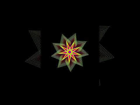 Amazing Star Spiral ⭐ Graphics Design 🔥 using Python turtle 🐢 #593 #coding #programming #python