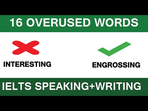 Over used words in ielts writing and ielts speaking| ielts vocabulary