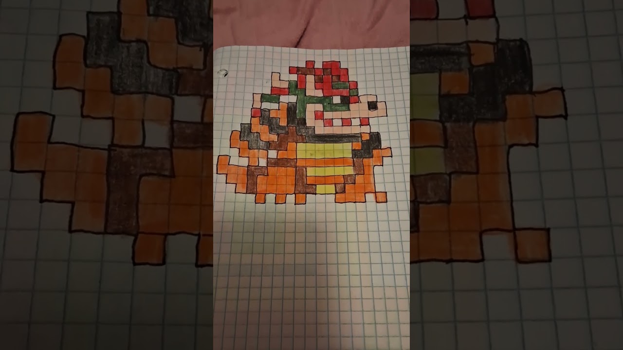 OLD BOWSER PIXEL ART #sketch #drawing #art