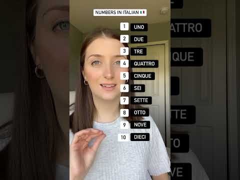 Numbers in Italian #language #italianlanguage #italianheritage #pronunciation #italianphrases