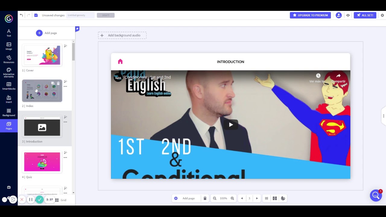 How to create a breakout room with Genially