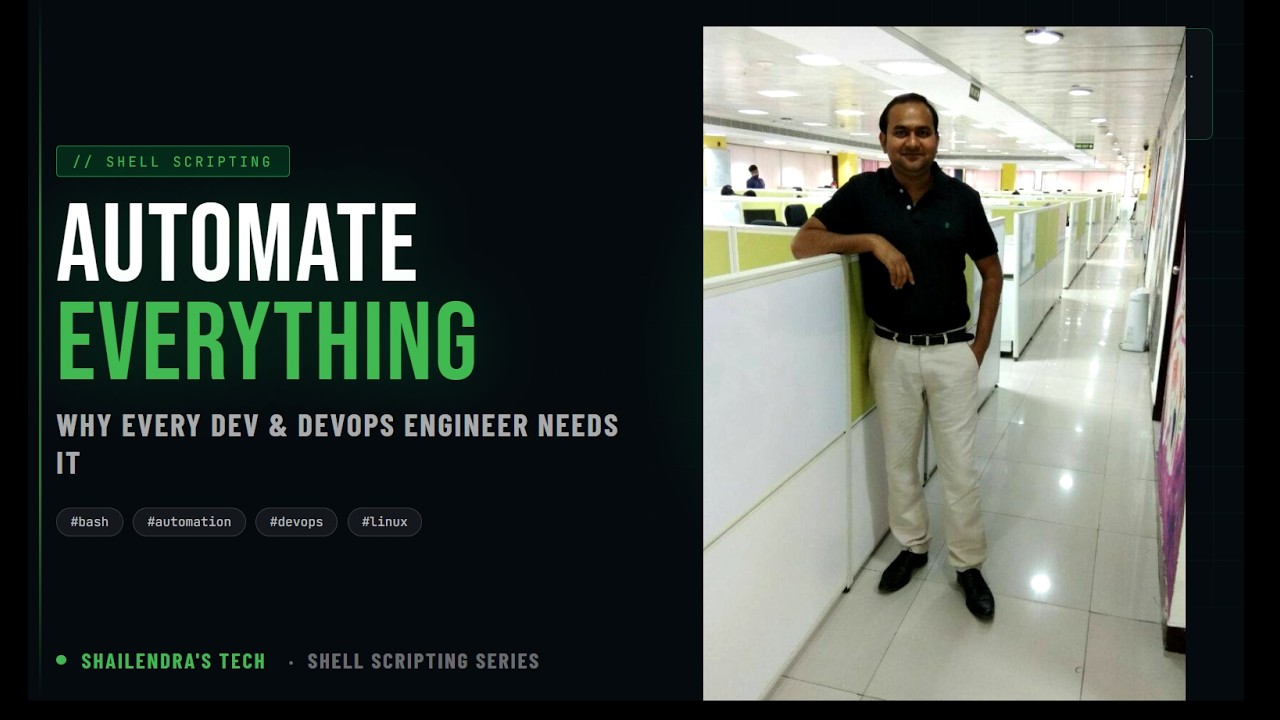 Stop Doing Repetitive Tasks! Use Shell Scripts ⚡
