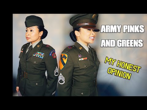 MY OPINION of the ARMY Pinks and Greens #MILITARYMONDAYS