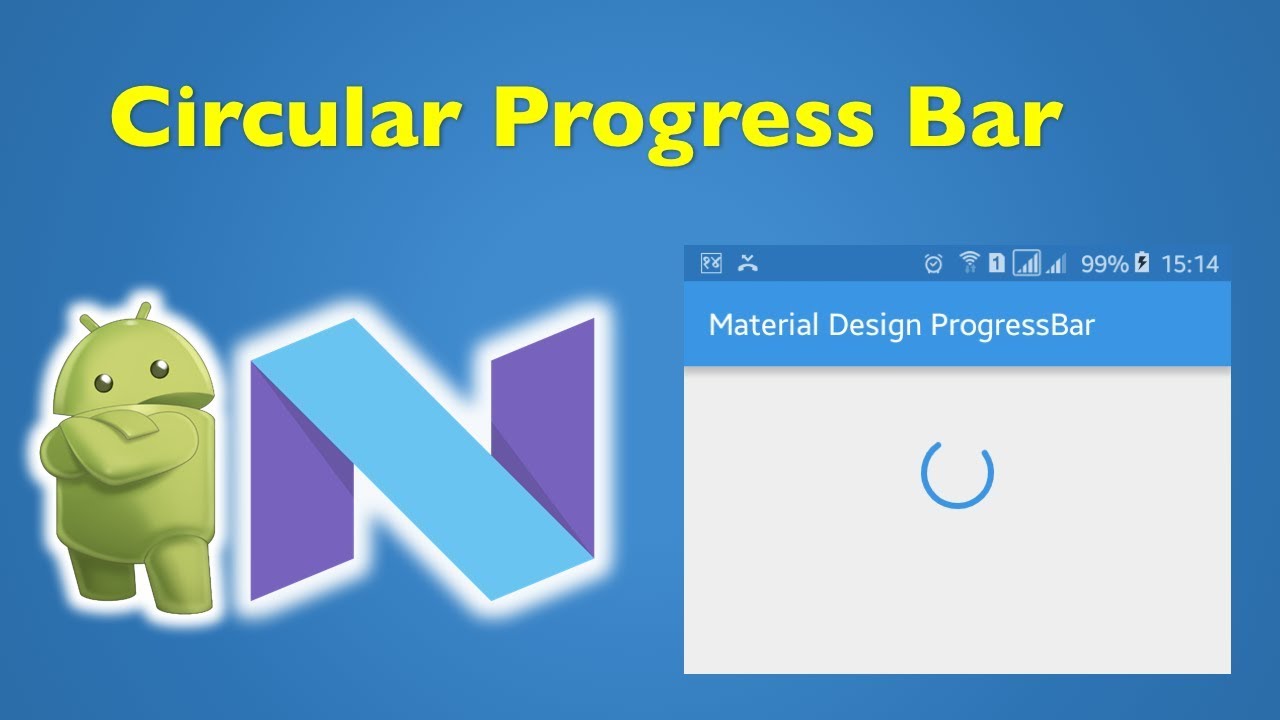 30 Android Material Design- Android Circular Progress Dialog Box
