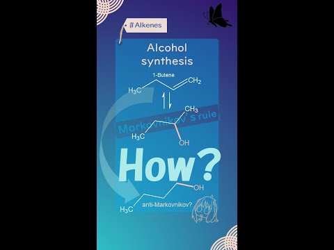 Alcohol synthesis from Alkenes: Markovnikov’s rule and Hydroboration–Oxidation