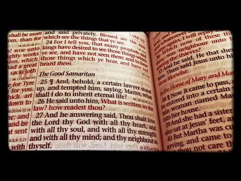 Jesus’ Parable of the Good Samaritan Bible Story KJV