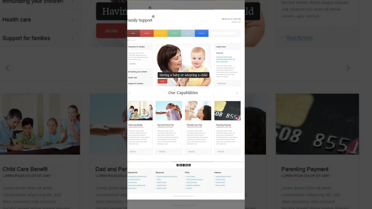 Online Template a simple website template