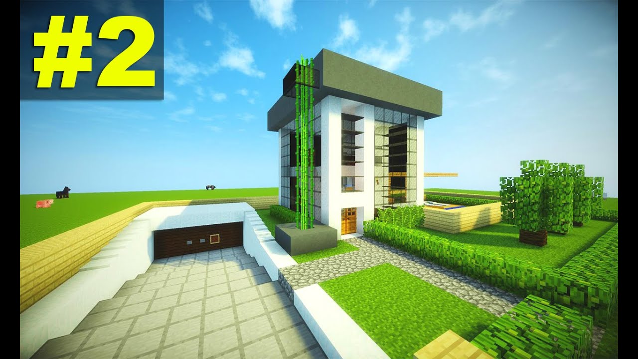 Minecraft: Tutorial casa moderna pequena - parte 2