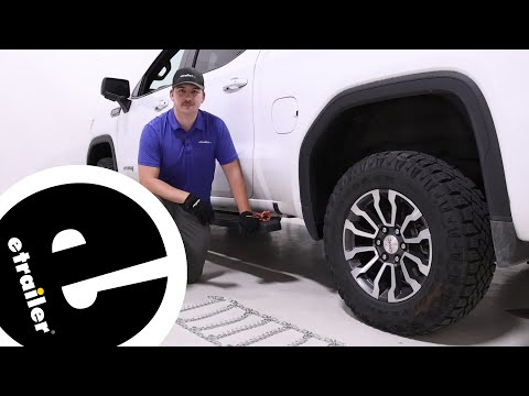 etrailer | Fit Check: Testing Titan Chain Snow Tire Chains on a 2019 GMC Sierra 1500