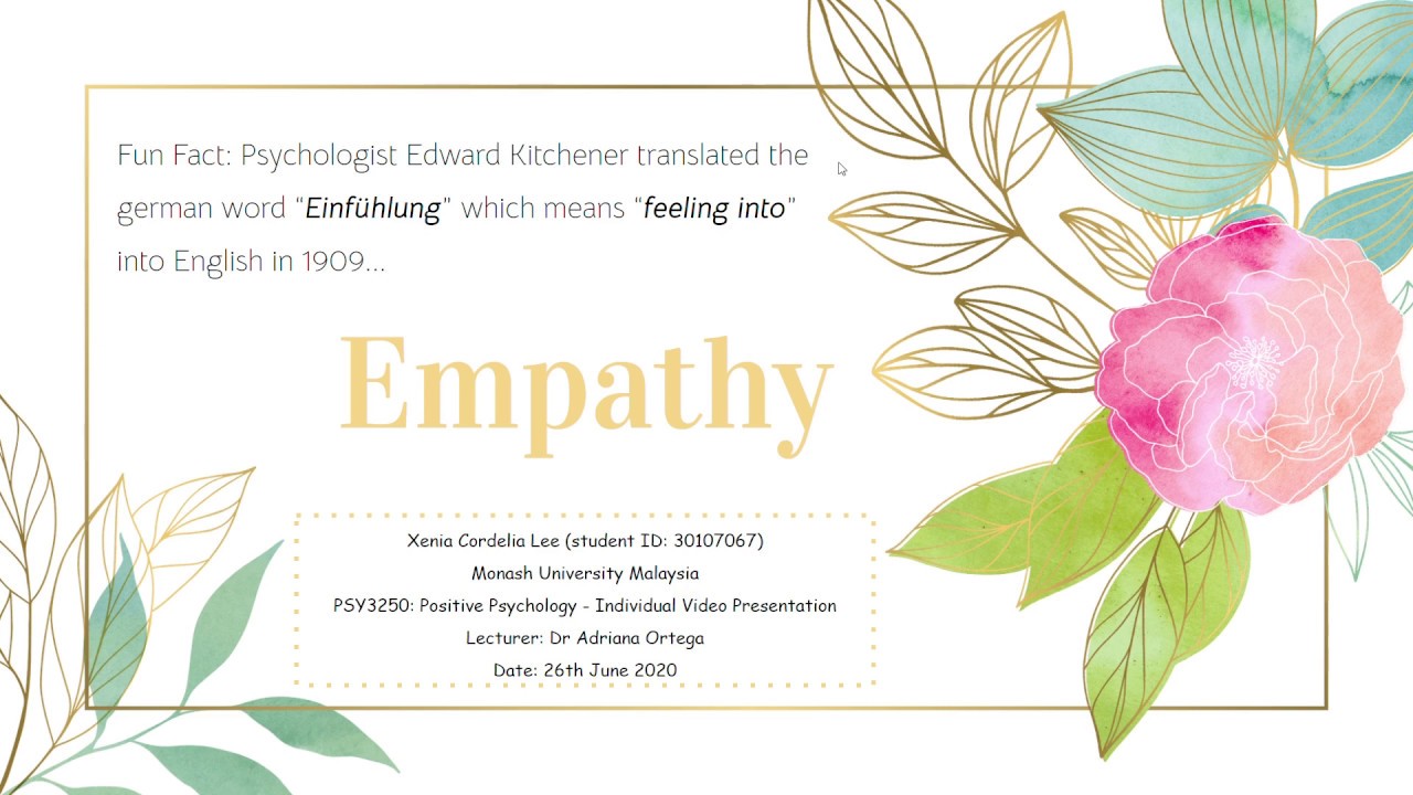 Empathy (video presentation)