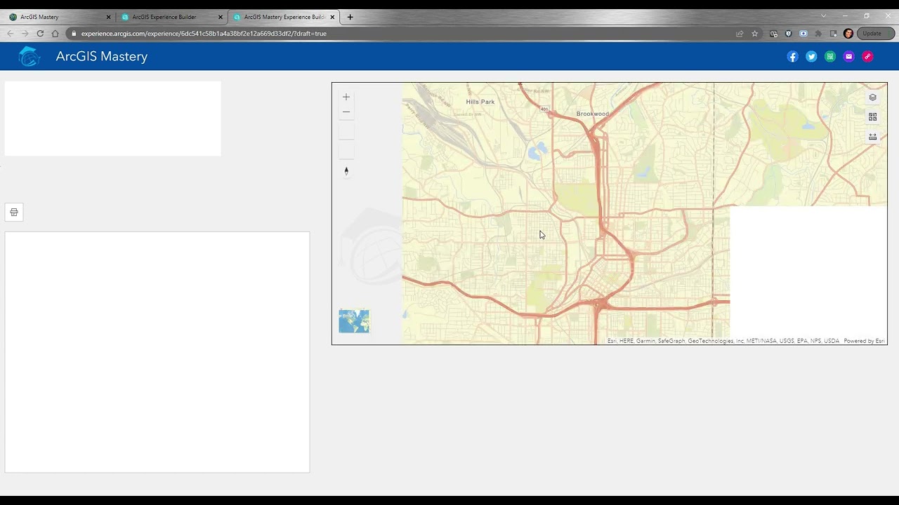 Add Widgets 5/7 - ArcGIS Experience Builder
